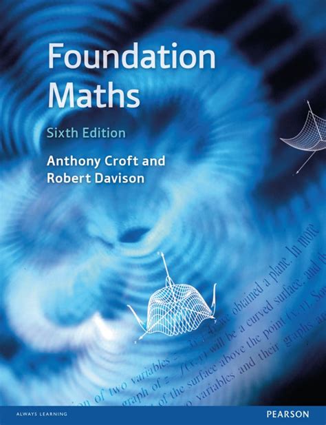 Foundation Maths 6th 6e Anthony Croft Hacasa Shop