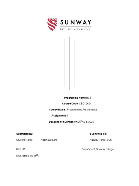 Assignment Of Array Labsheetjava Pdf Integer Computer Science Matrix Mathematics
