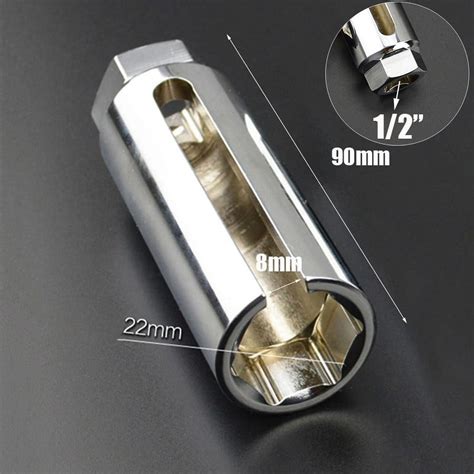 Gerich 8mm Drive Car Oxygen Sensor Socket O2 Wrench Offset Removal Tools