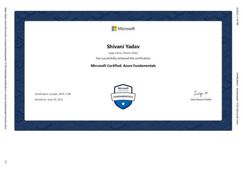 Shivani Yadav On Linkedin Certification Microsoft Hardworkpaysoff