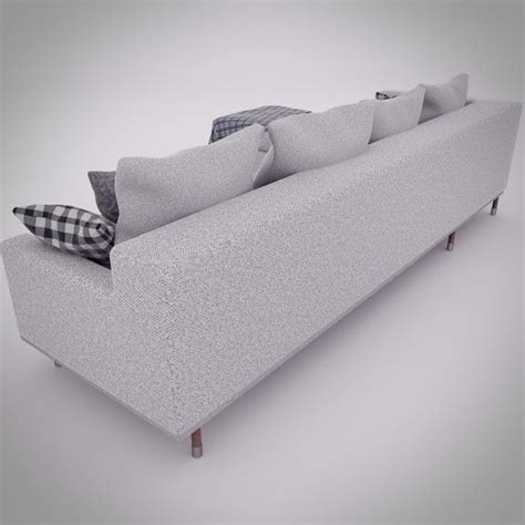 간단한 소파 3d 모델 29 Obj Fbx 3ds Dxf X Dae Free3d