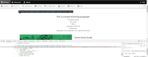 Theming Drupal 8 Bootstrap Paragraphs Not Rendering Color And Width