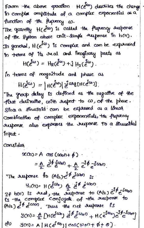 Digital Signal Processing Hand Written Notes