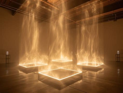 Modern Room With Square Lights