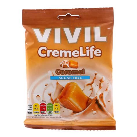 Vivil Creamlife Caramel Sugar Free Candy 60g Order Online Tops