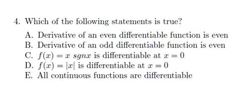 Solved By An Expert Which Of ﻿the Following Statements Is ﻿truea