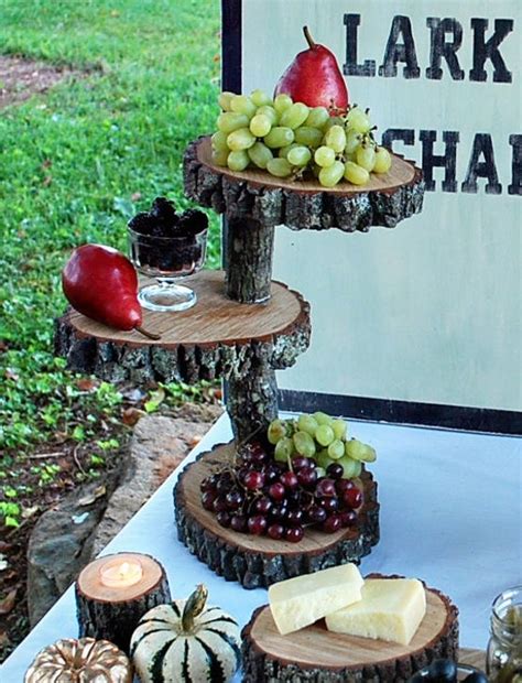 Items Similar To Rustic Tiered Food Display Stand On Etsy