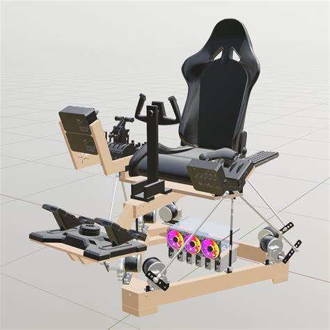 6dof Motion Simulator Vr Cockpit Project Roman Design