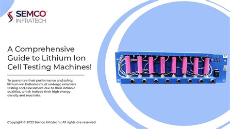 Top Lithium Ion Cell Testing Machines For Battery Safety