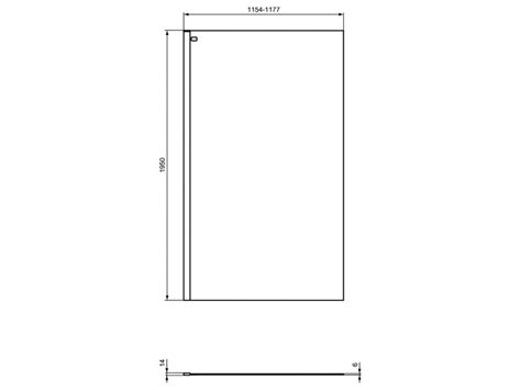 Душ кабини стъклен параван за баня Connect 2 120см Ideal Standard 10 статични паравани