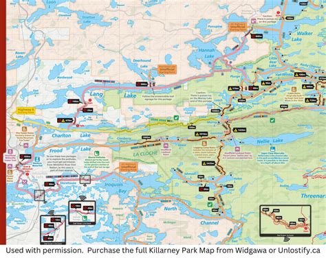Killarney Map Ppp Widgawa Lodge