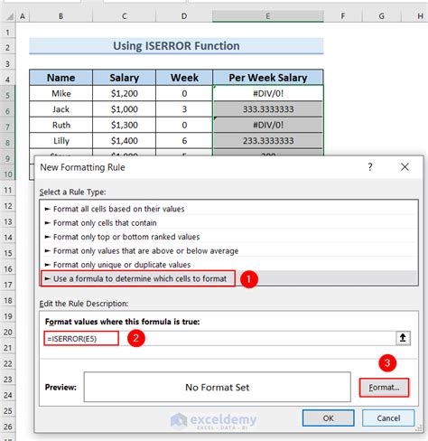 How To Use Conditional Formatting With The IFERROR Function In Excel Examples