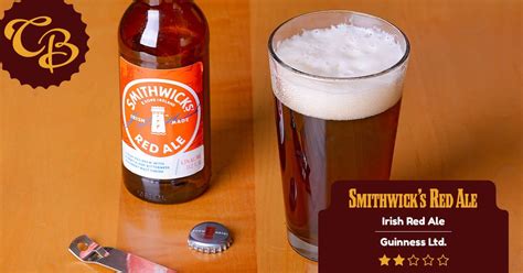 Smithwicks Red Ale Guinness Ltd Absolute Beer