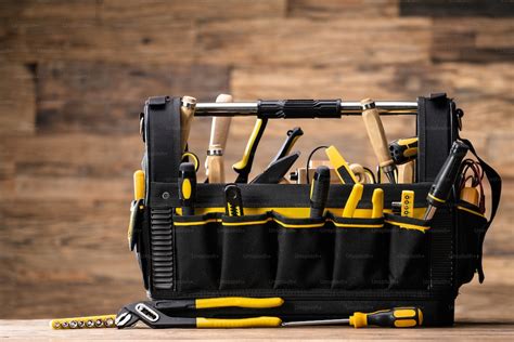 diy handyman toolkit carpenter hardware and tools photo toolbox