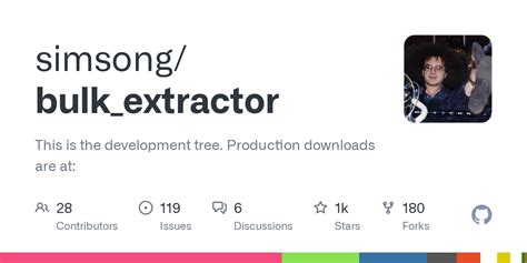 GitHub Simsong Bulk Extractor This Is The Development Tree Production Downloads Are At