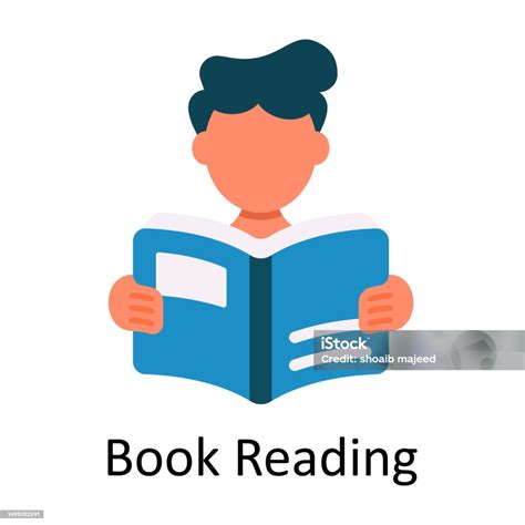 책 읽기 벡터 플랫 아이콘 디자인 그림입니다 교육과 학습 흰색 배경에 기호 Eps 10 파일 가정의 방에 대한 스톡 벡터 아트 및 기타 이미지 Istock