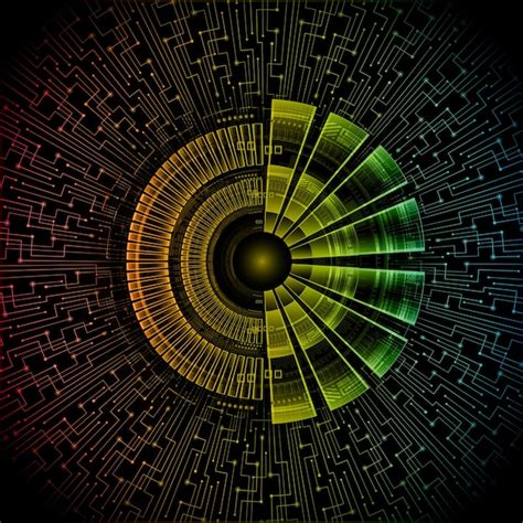Premium Vector Eye Cyber Circuit Future Technology Concept Background