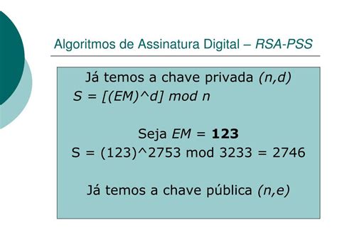 Ppt Assinatura Digital Powerpoint Presentation Free Download Id 993539