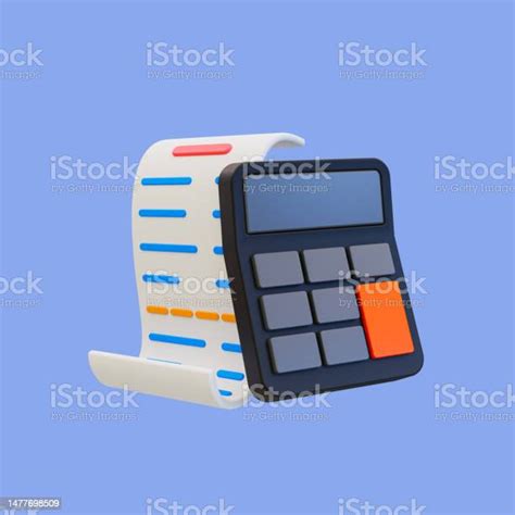 3d 최소 쇼핑 결제 및 결제 온라인 쇼핑 개념입니다 계산기로 청구서 3d 렌더링 그림 클리핑 경로 포함 0명에 대한 스톡 사진 및 기타 이미지 Istock