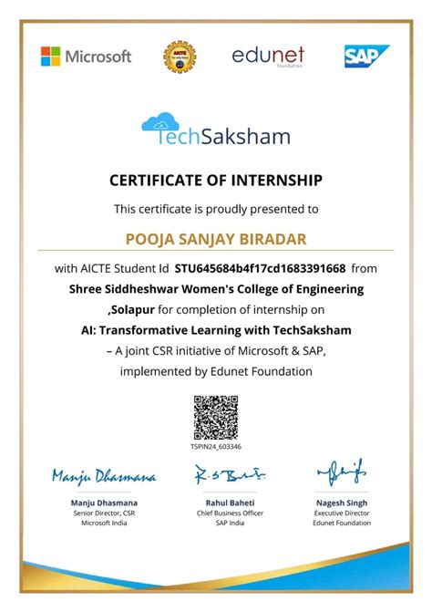 Ai Techsaksham Microsoft Sap Edunetfoundation Skilldevelopment