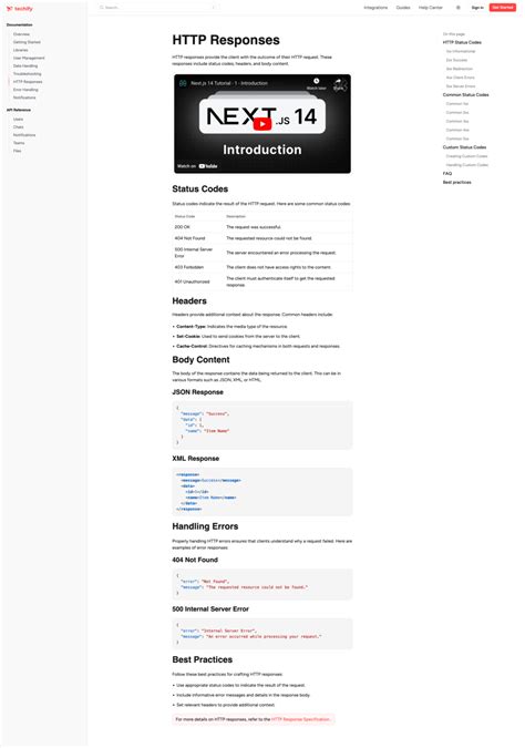 Documentation Template With Tailwind Css And Nextjs And React Js