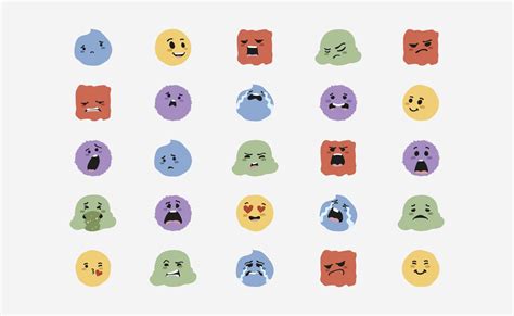 Emotion Vector In Flat Design 13900179 Vector Art At Vecteezy