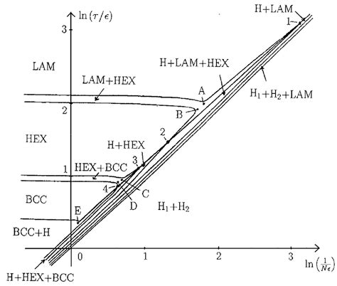The Schematic Phase Diagram Of The Random Block Copolymer System For Download Scientific