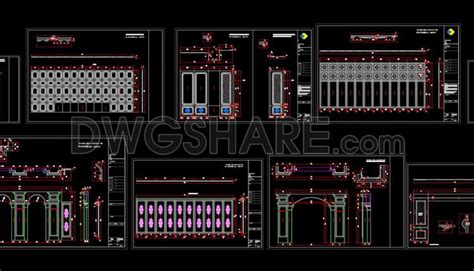 376 Download Detailed Construction Drawings Of Wood Wall Cladding For An American Style Villa