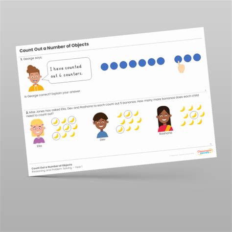 Year Count Out A Number Of Objects Reasoning And Problem Solving Resource Classroom Secrets