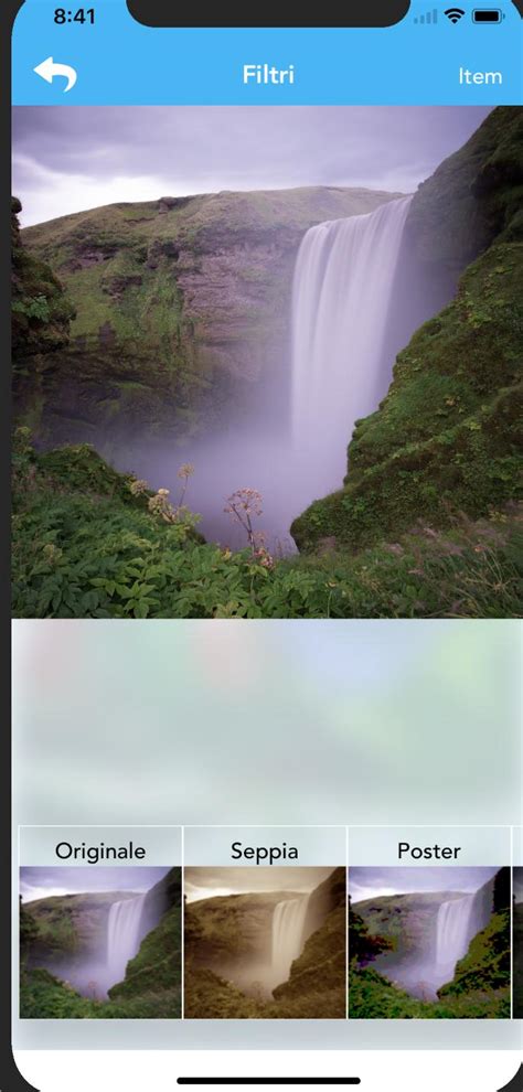 ios swift cifilter select from a collectionview stack overflow