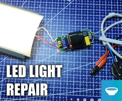 Repair A Broken LED Light Fixture Steps Instructables