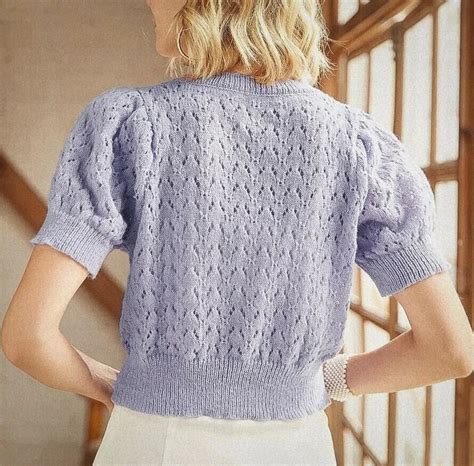 Три женственные кофточки на пуговицах от Шейн которые можно связать самостоятельно схемы