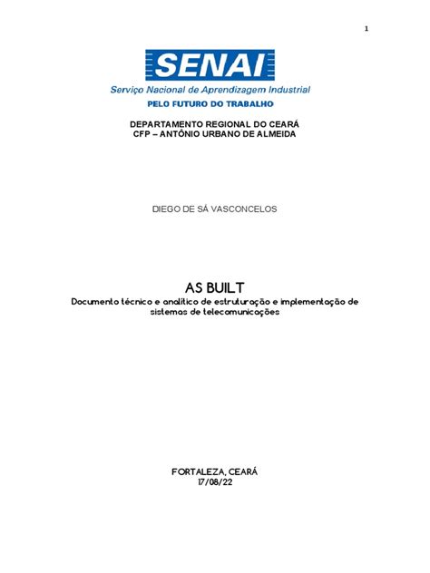 As Built Pdf Rede De Computadores Comutador De Rede