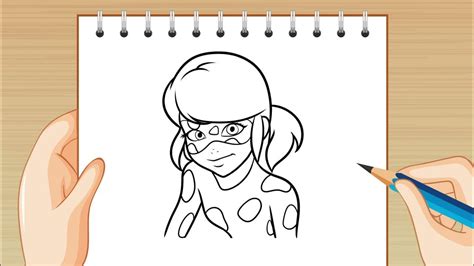 დავხატოთ სასწაულებრივი ჭიამაია Miraculous Ladybug Youtube