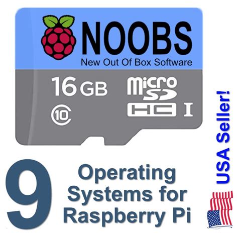 4 Noobs Sd Card Preloaded With Noobs Version 381 For Raspberry Pi