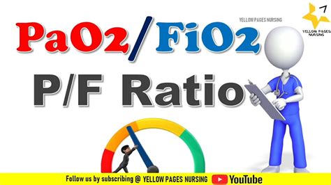 P F Ratio Pao2 Fio2 Ratio Youtube