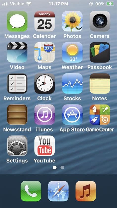 My Ios 6 Style Set Up 😎 Rskeuomorphism