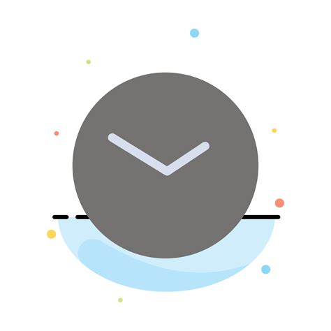 Basic Watch Time Clock Abstract Flat Color Icon Template 14896080 Vector Art At Vecteezy