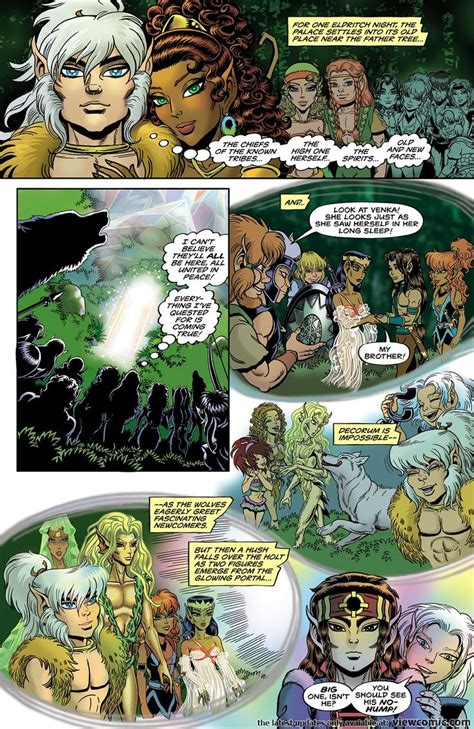 a comic page with an image of two women and one man