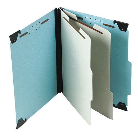 8 12 In Ht 25 Pt Stock Classification File Folders 23k359