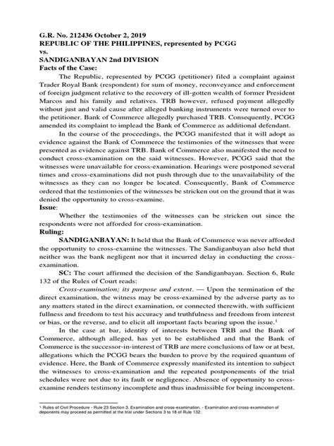 Rule 23 Sec 3 Civ Pro Pdf Witness Trials