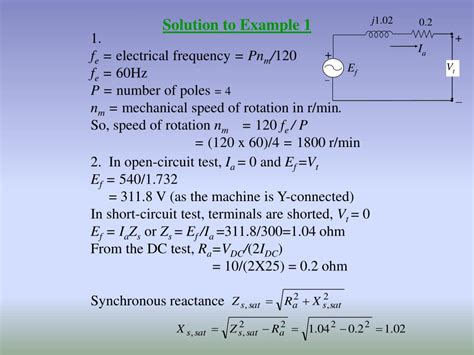 PPT SYNCHRONOUS MACHINES PowerPoint Presentation Free Download ID