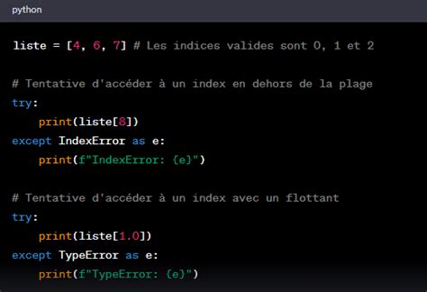 Liste En Python Création Insertion Et Suppression Déléments