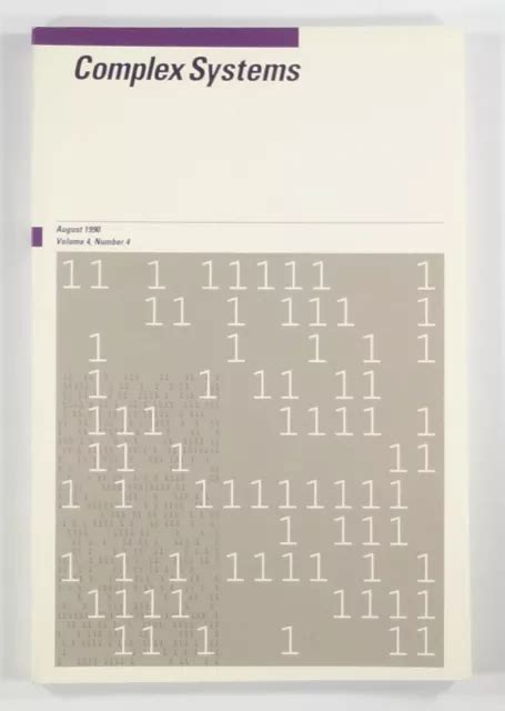 1990 aug complex systems stephen wolfram cellular automata computer