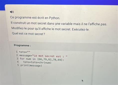 Ce Programme Est Crit En Python Il StudyX