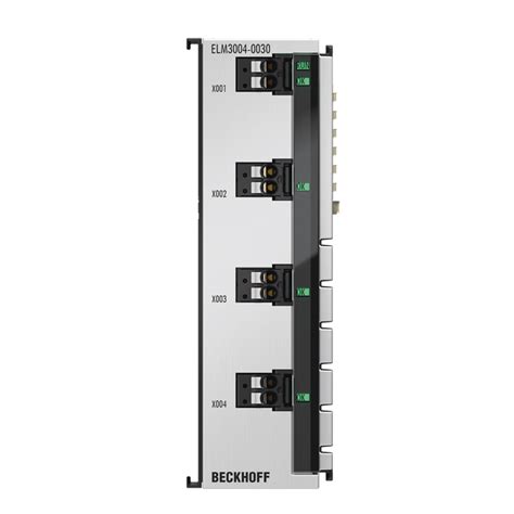 Beckhoff ELxxxx 0020 0030 Calibration Certificates For Analog EtherCAT Terminals