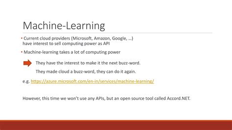 Machine Learning Using Accordnet And Fsharp Ppt