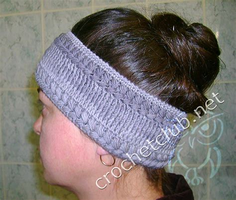 Повязка на голову крючком для женщин на лето схемы и описание