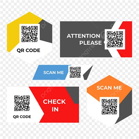 Qr Code Design Vector Hd Images Qr Code Label Design Template Vector Simple Modern Abstract