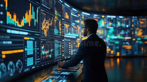 Business Analysts Dissecting Data Dashboards Stock Image Image Of